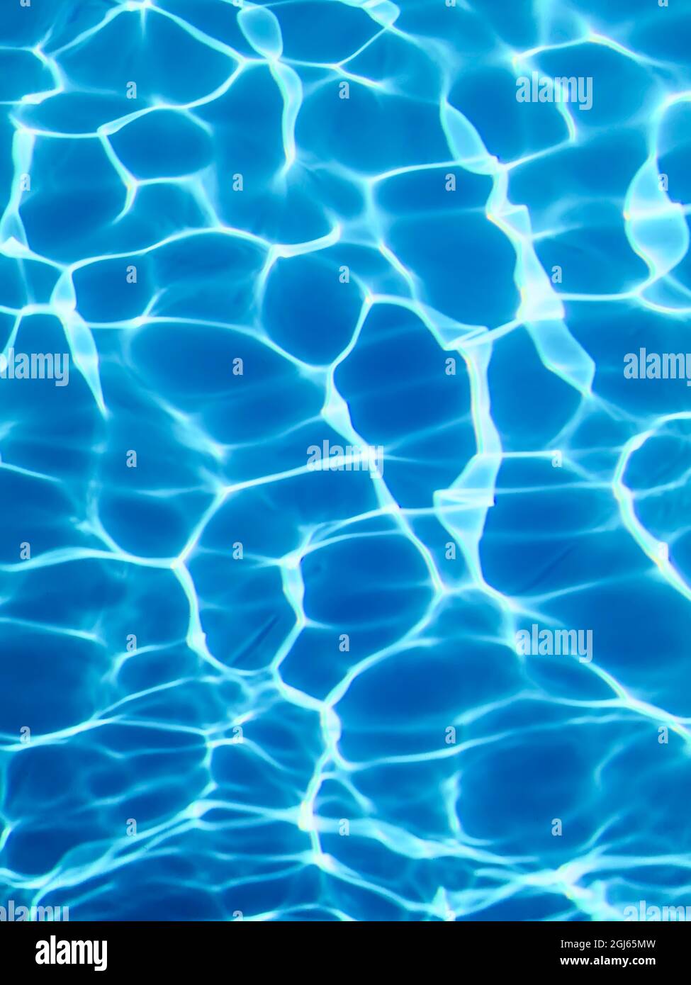 Blue Ripple Water Background, Water Surface Blue Swimming Pool Stock ...