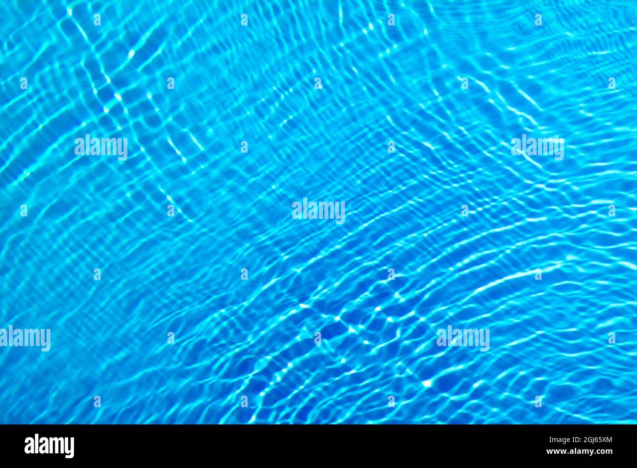 Blue Ripple Water Background, Water Surface Blue Swimming Pool Stock ...