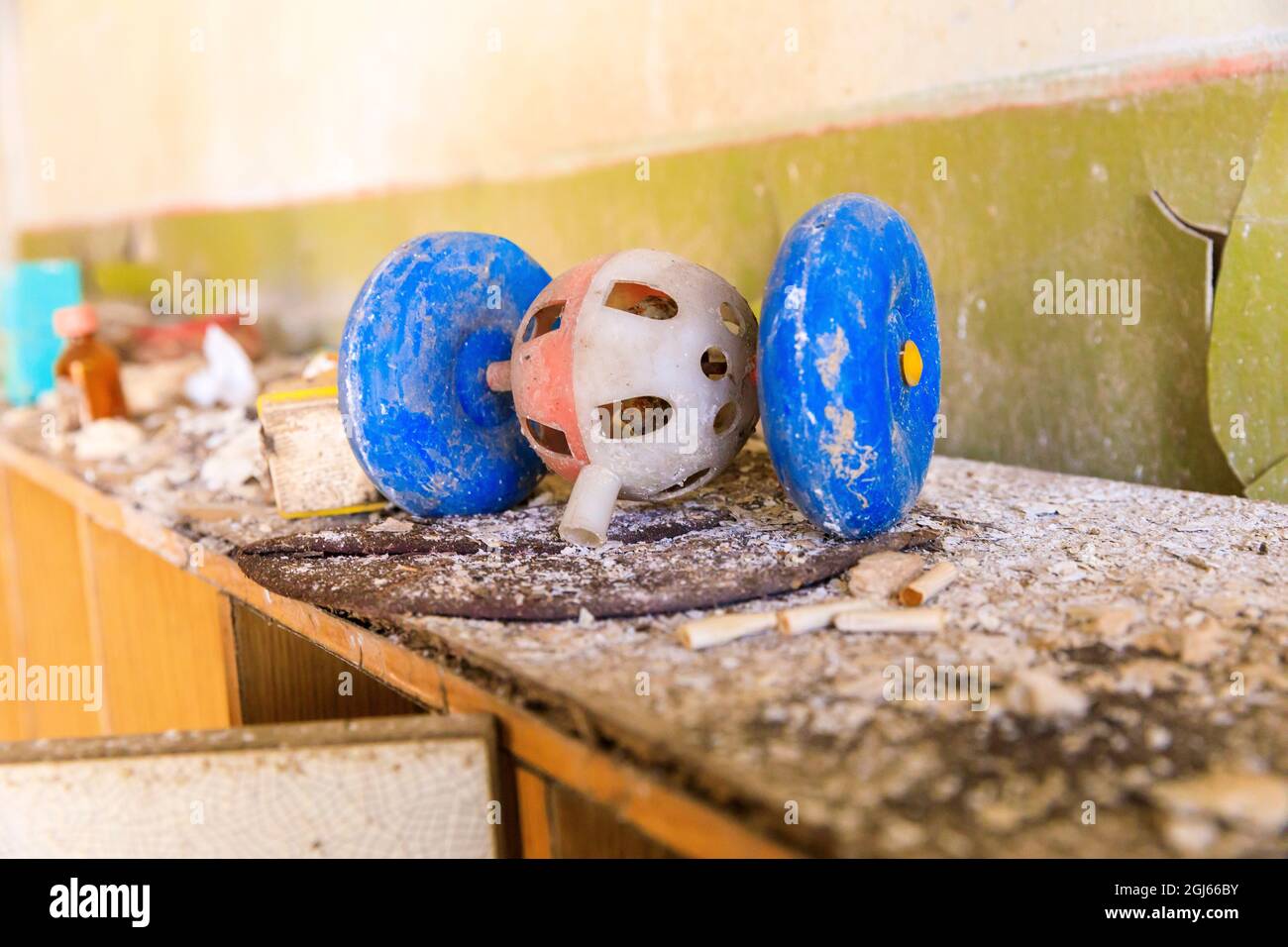Ukraine, Pripyat, Chernobyl. Child's toy Stock Photo - Alamy