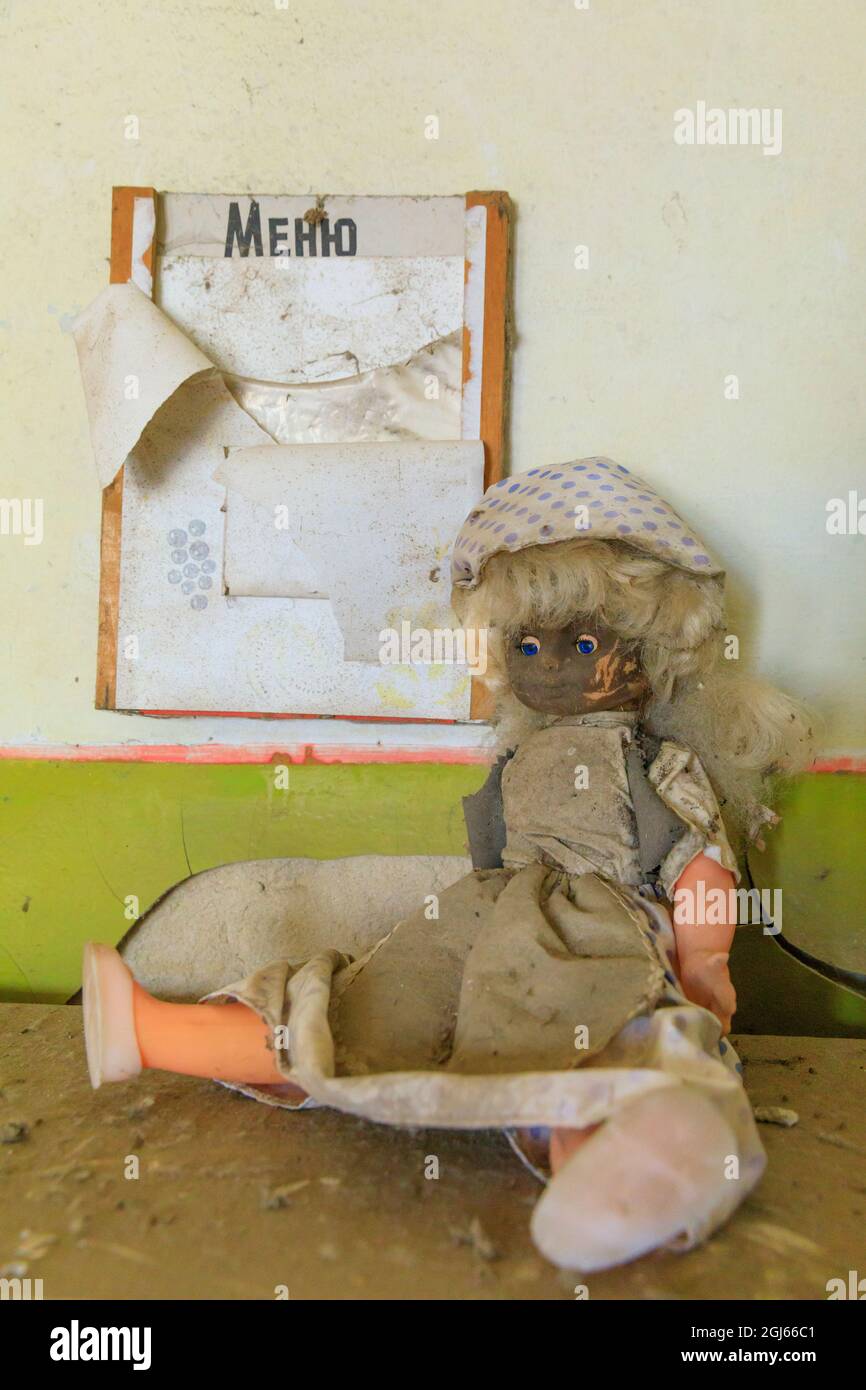 Ukraine, Pripyat, Chernobyl. Child's toy. (Editorial Use Only Stock ...