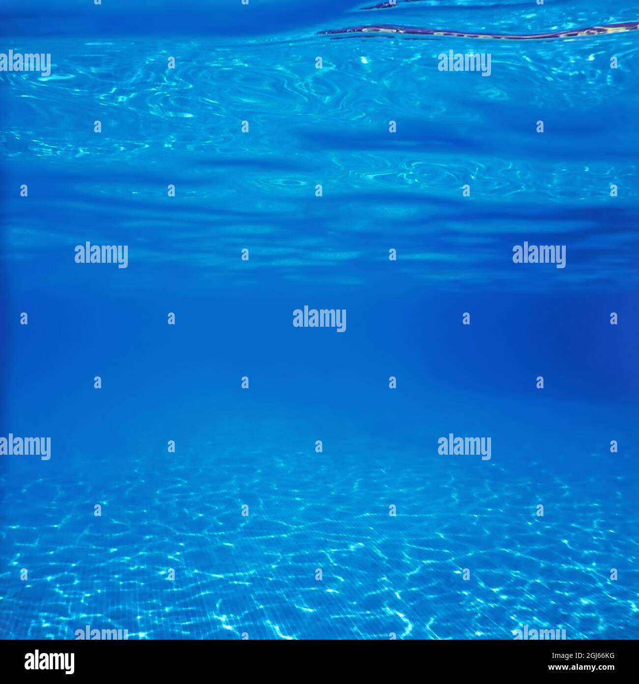 Underwater Swimming Pool Blue Tile, Water Ripples of Swimming Pool ...