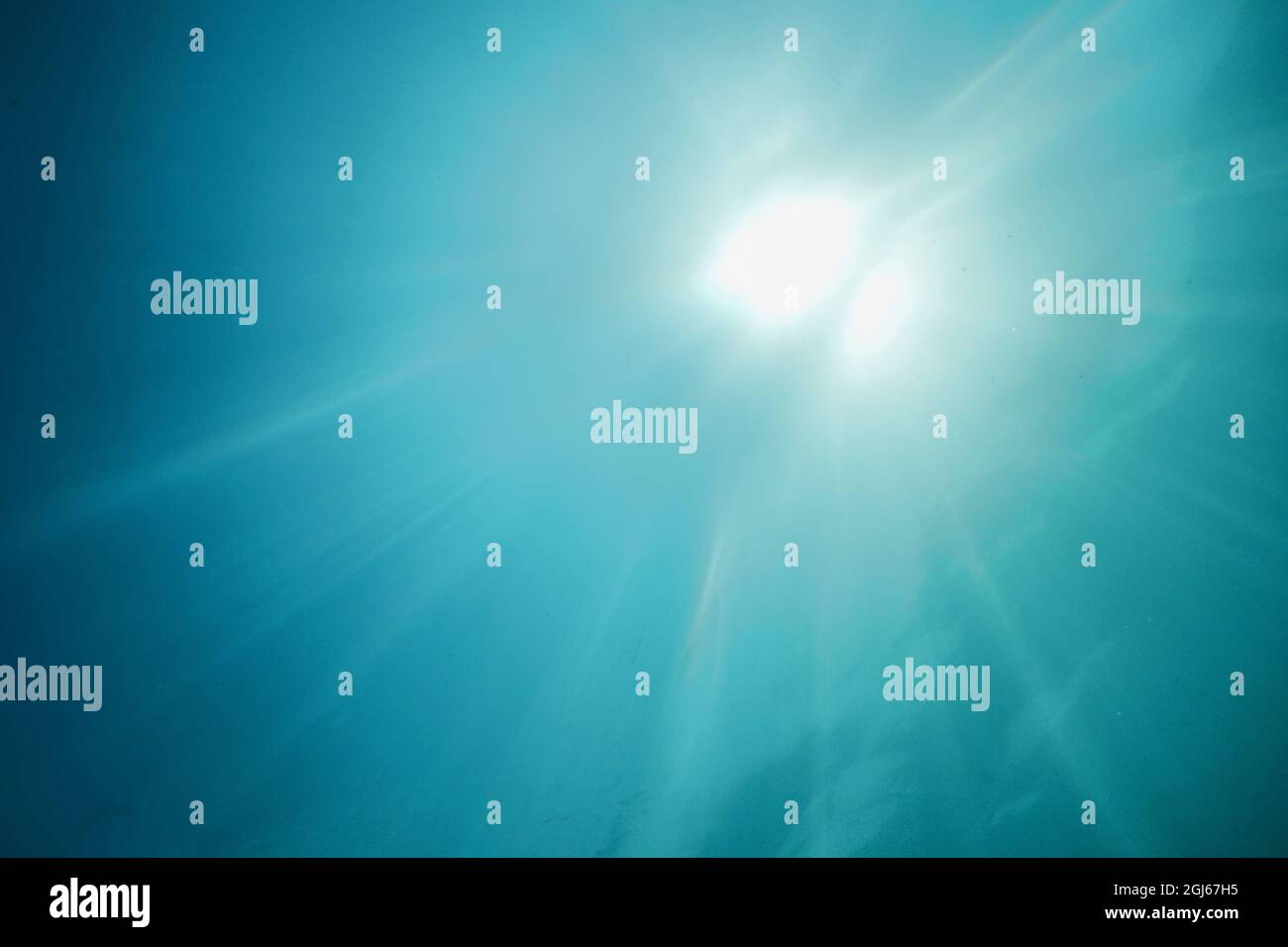 Underwater Sunlight Through Water Surface, Underwater Background Stock ...