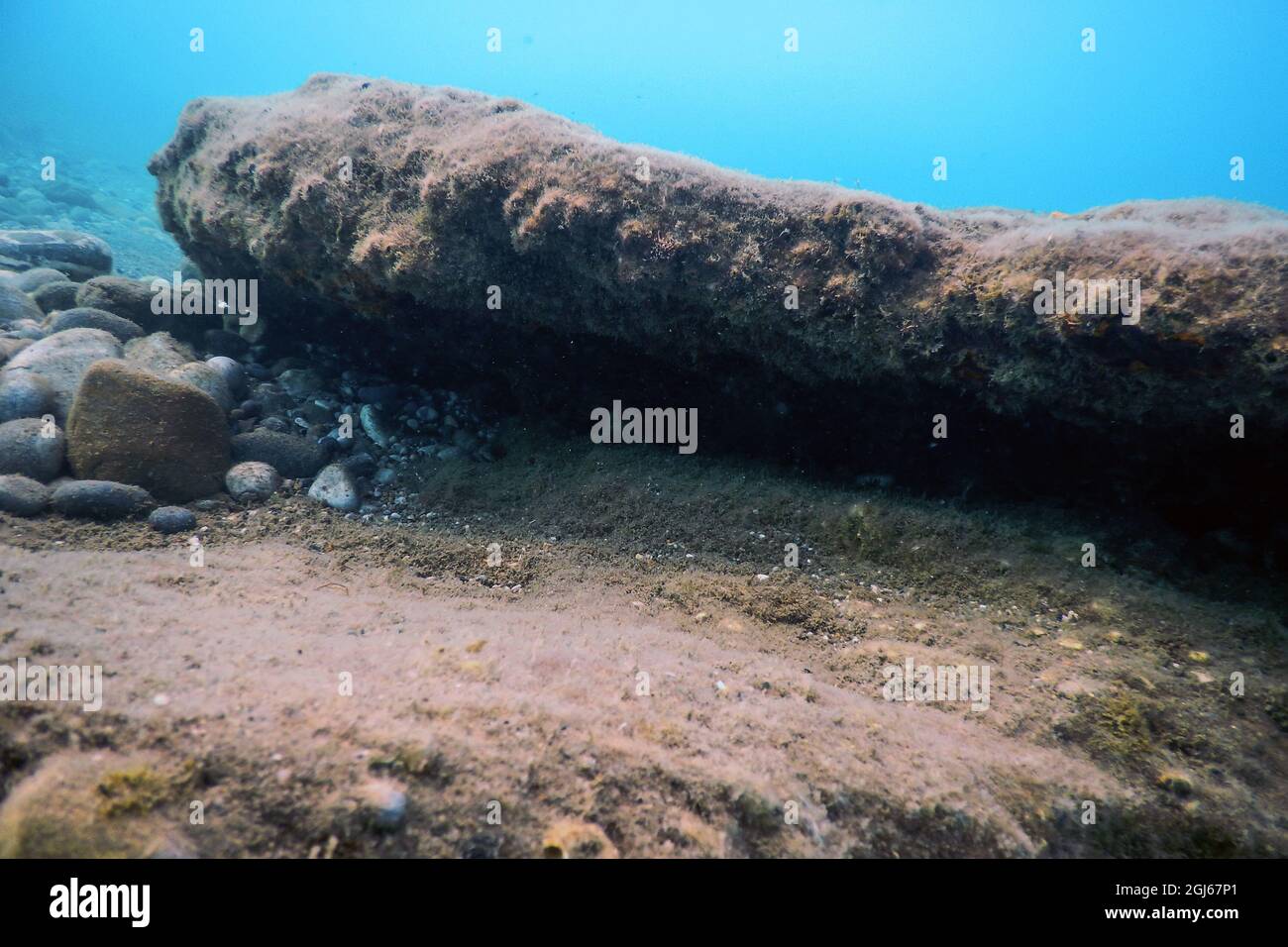 Underwater Rocks and Pebbles on the Seabed Stock Photo - Alamy
