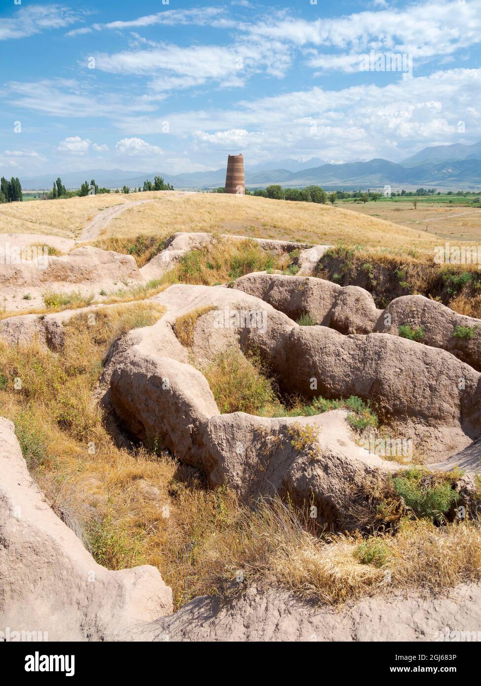 The area of Balasagun an ancient city of the Kara-Khanid Khanate ...