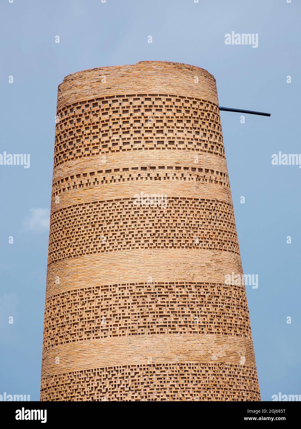 Burana Tower, a former minaret and icon of Kyrgyzstan. Balasagun an ...