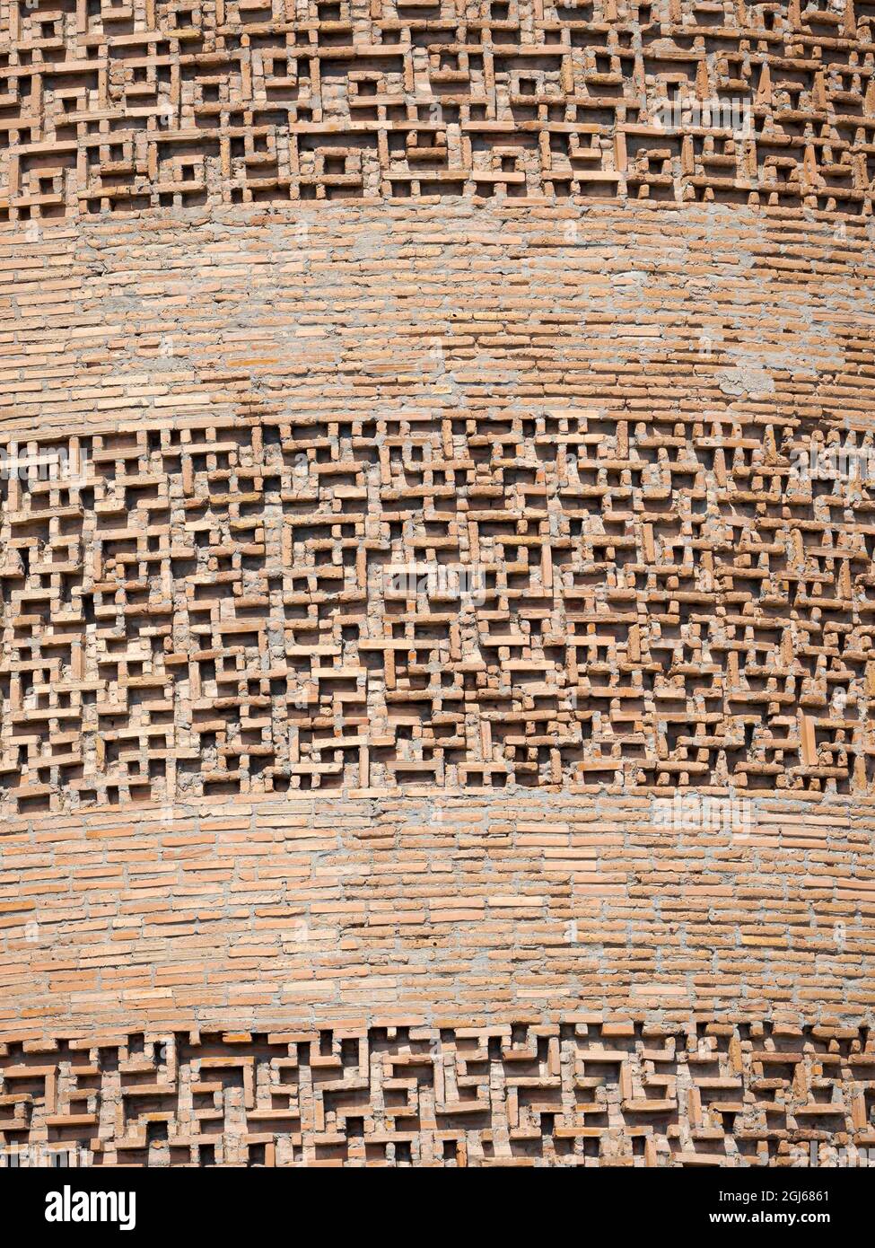 Burana Tower, a former minaret and icon of Kyrgyzstan. Balasagun an ...