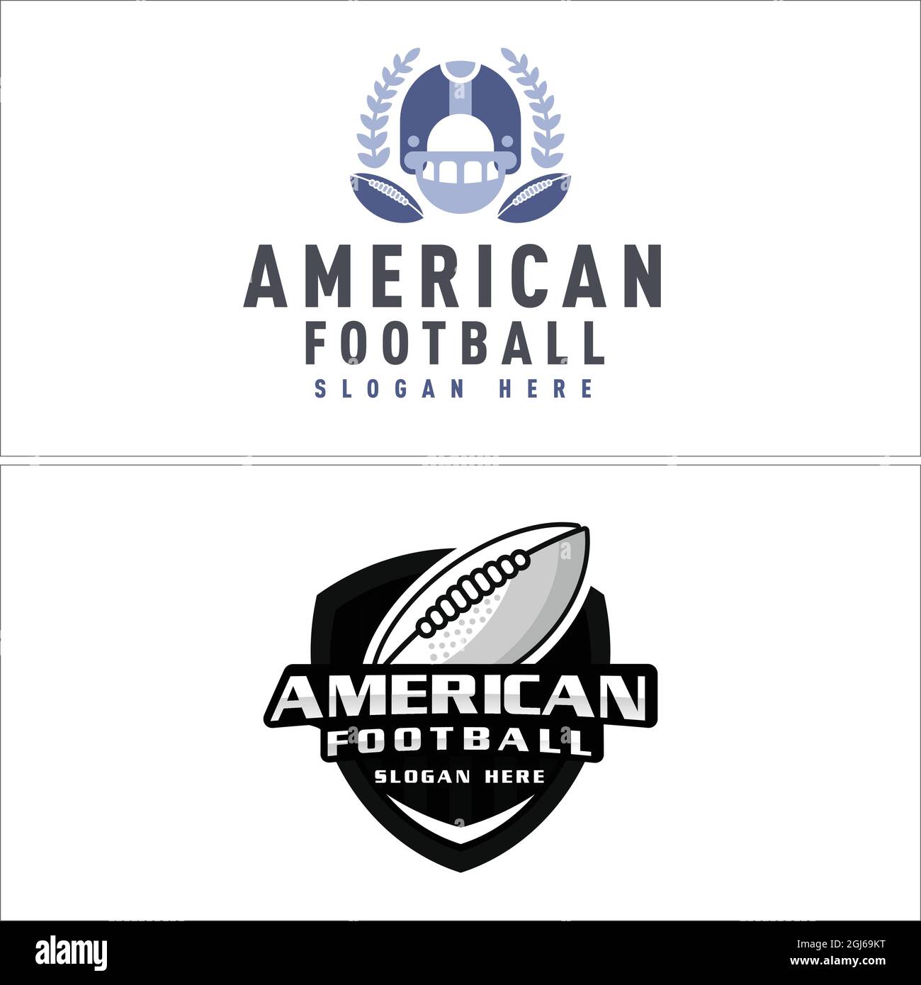 American football rugby helmet logo design Stock Vector Image & Art - Alamy