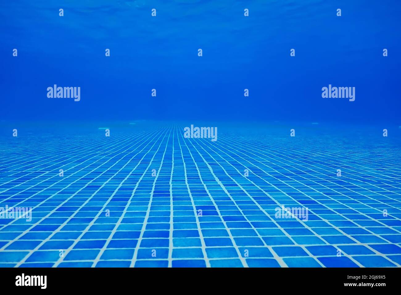 Underwater Swimming Pool Blue Tile, Water Ripples of Swimming Pool ...