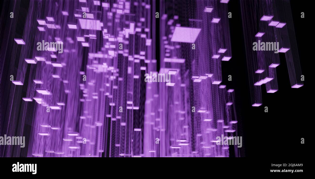 3d purple hi-res stock photography and images - Alamy