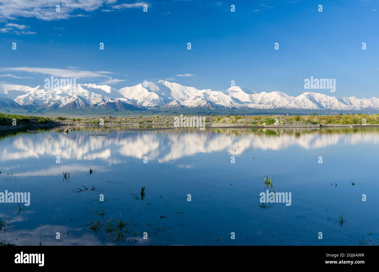 Peak Pik Lenin or Kullai abu-ali ibn Sino and Pik Dserschinski. Alay ...