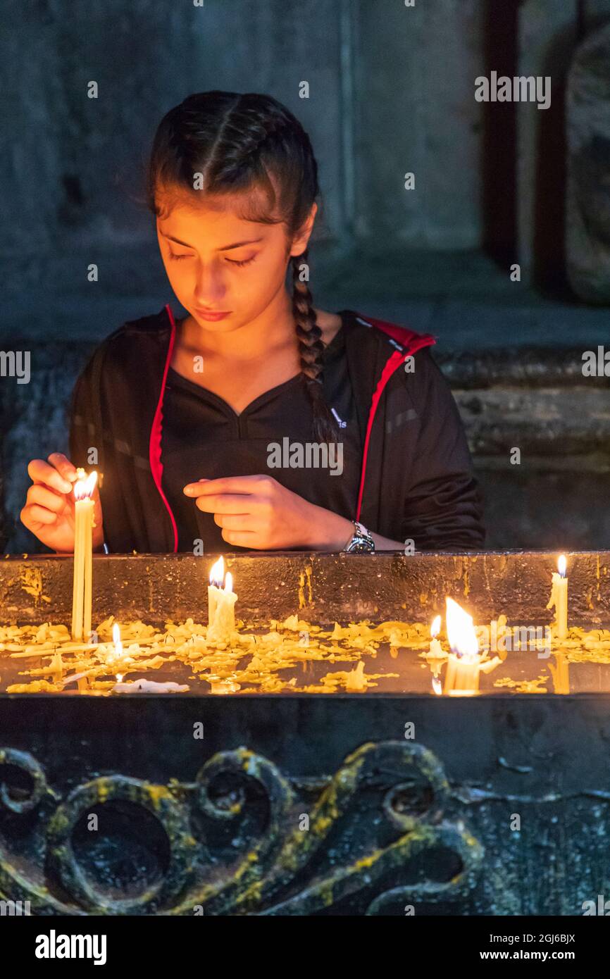 Armenia, Tsakhkadzor. Kecharis Monastery. An 11th century medieval ...