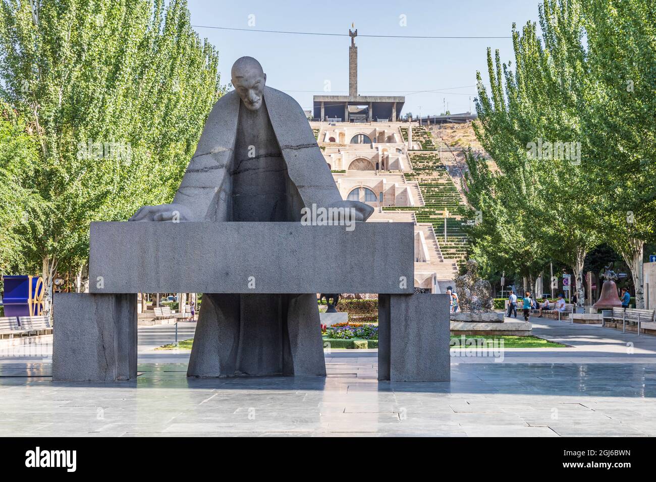 Armenia. Yerevan. Monument to Alexander Tamanyan by Artashes Hovsepyan ...