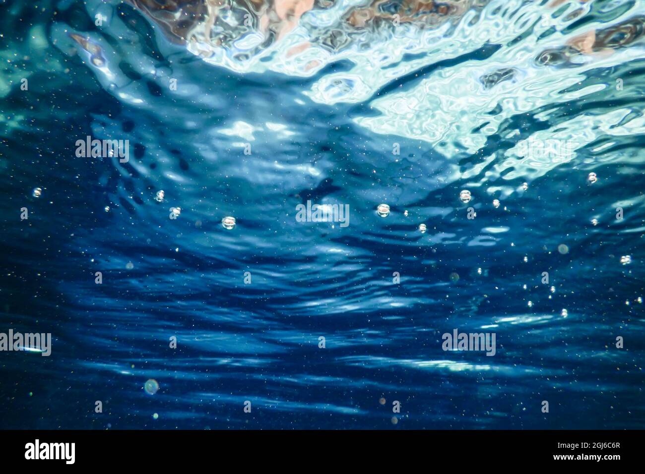 Water Surface Underwater, Swimming Pool Surface Water Background Stock ...