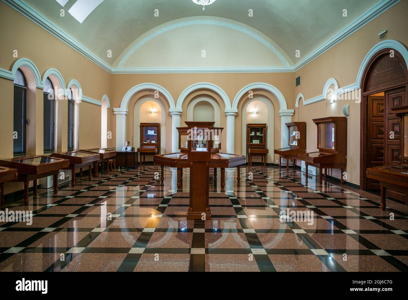 Armenia, Yerevan. Matenadaran Library, rare manuscripts in the Armenian ...