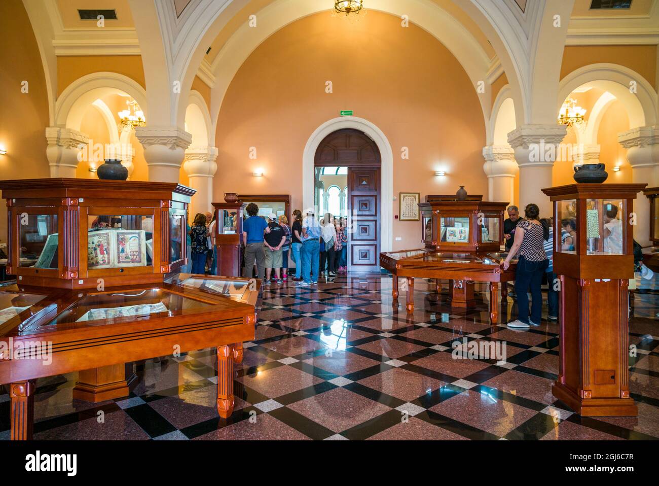Armenia, Yerevan. Matenadaran Library, rare manuscripts in the Armenian ...