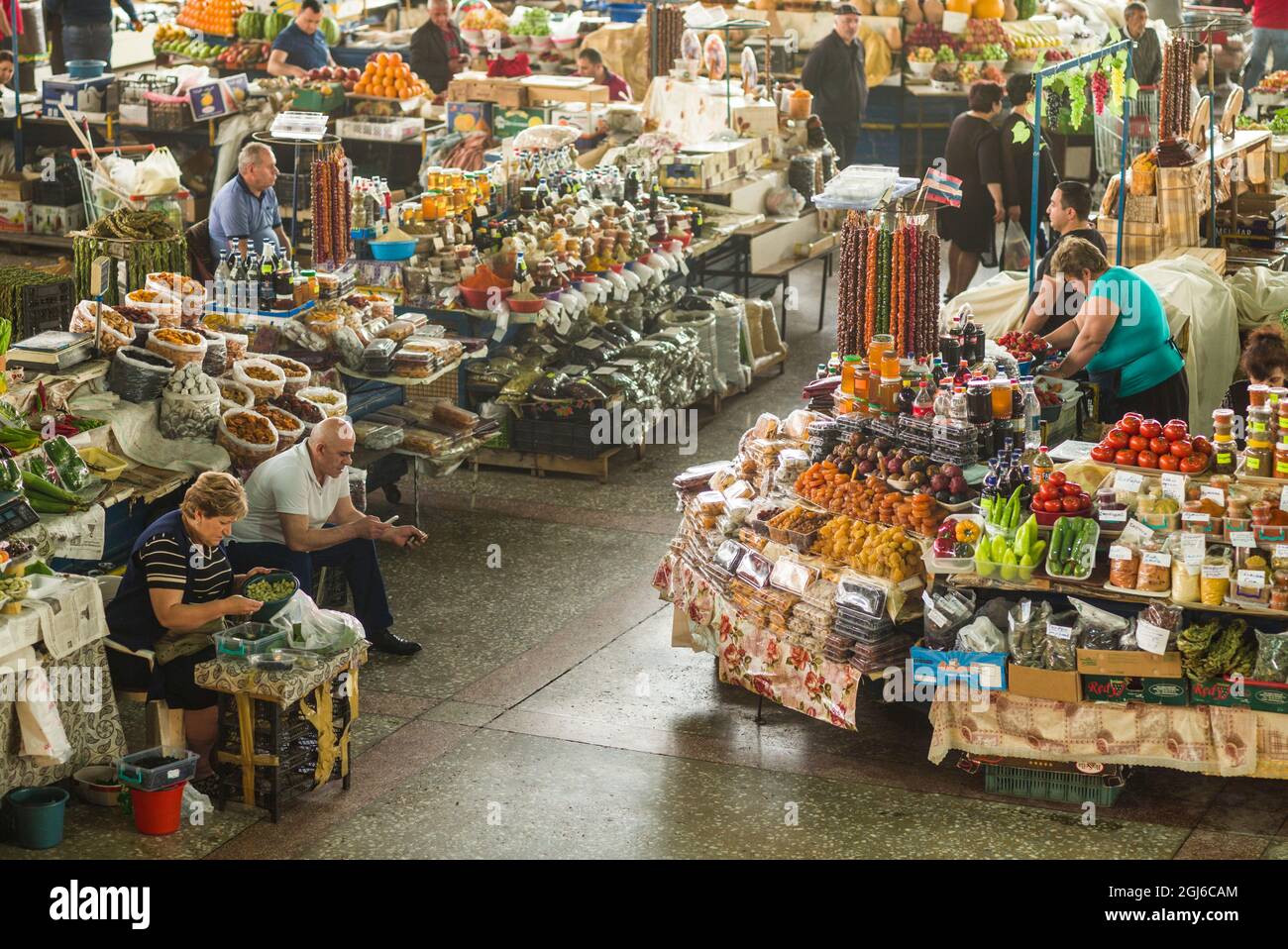 Armenia, Yerevan. G.U.M. Market hall Stock Photo - Alamy