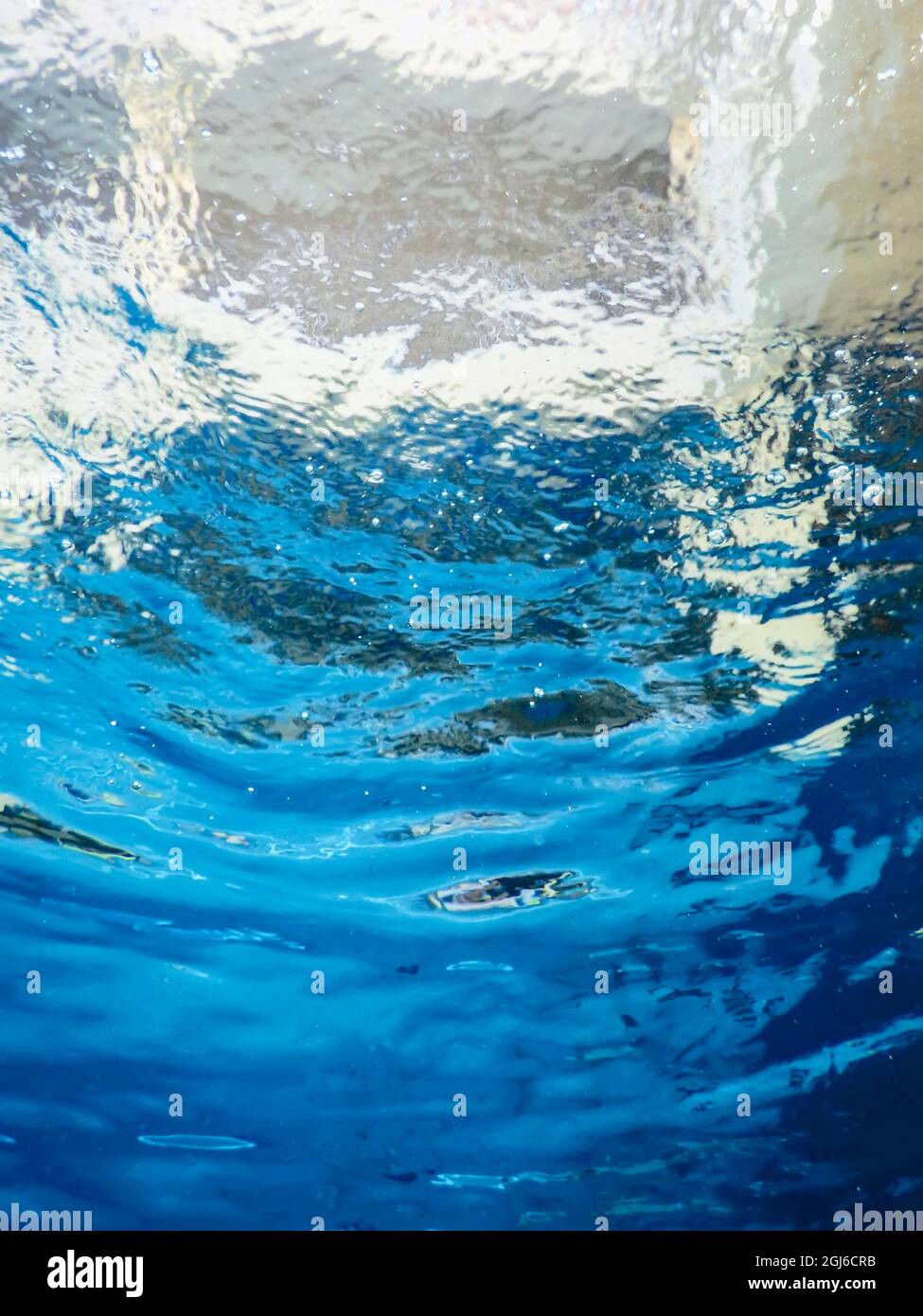 Water Surface Underwater, Swimming Pool Surface Water Background Stock ...