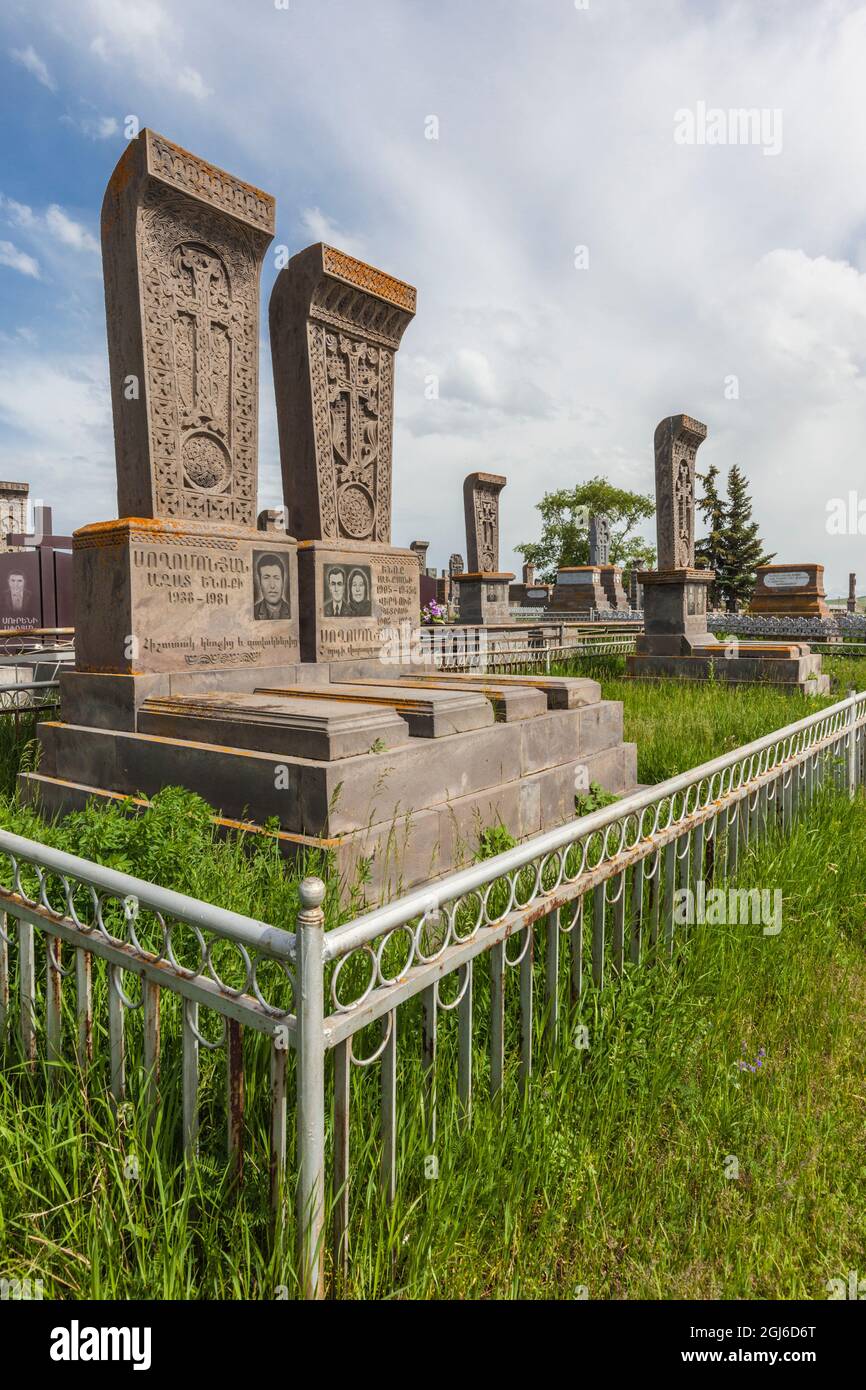 Modern khachkar monuments hi-res stock photography and images - Alamy