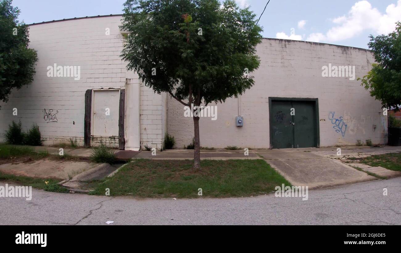 Augusta, Ga USA - 07 29 21: Vintage downtown Augusta Georgia brick ...