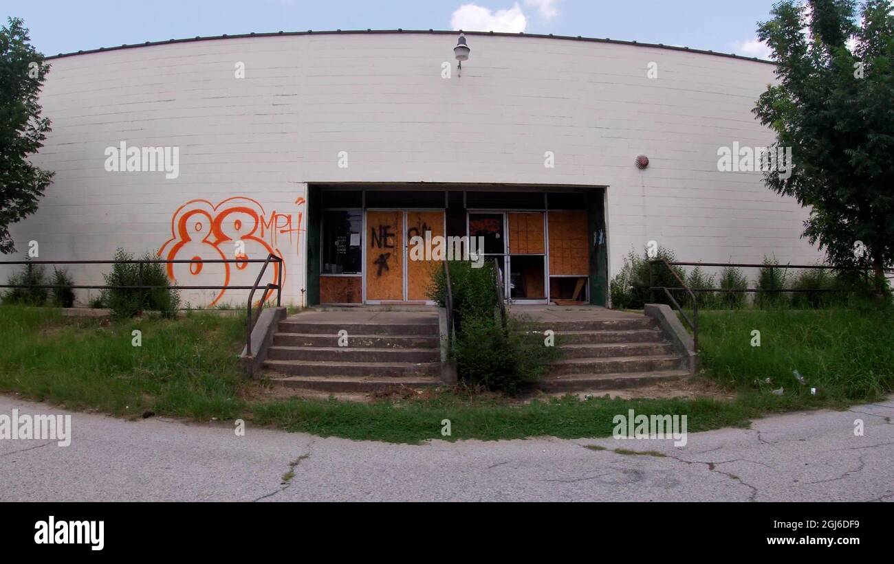 Augusta, Ga USA - 07 29 21: Vintage downtown Augusta Georgia brick ...