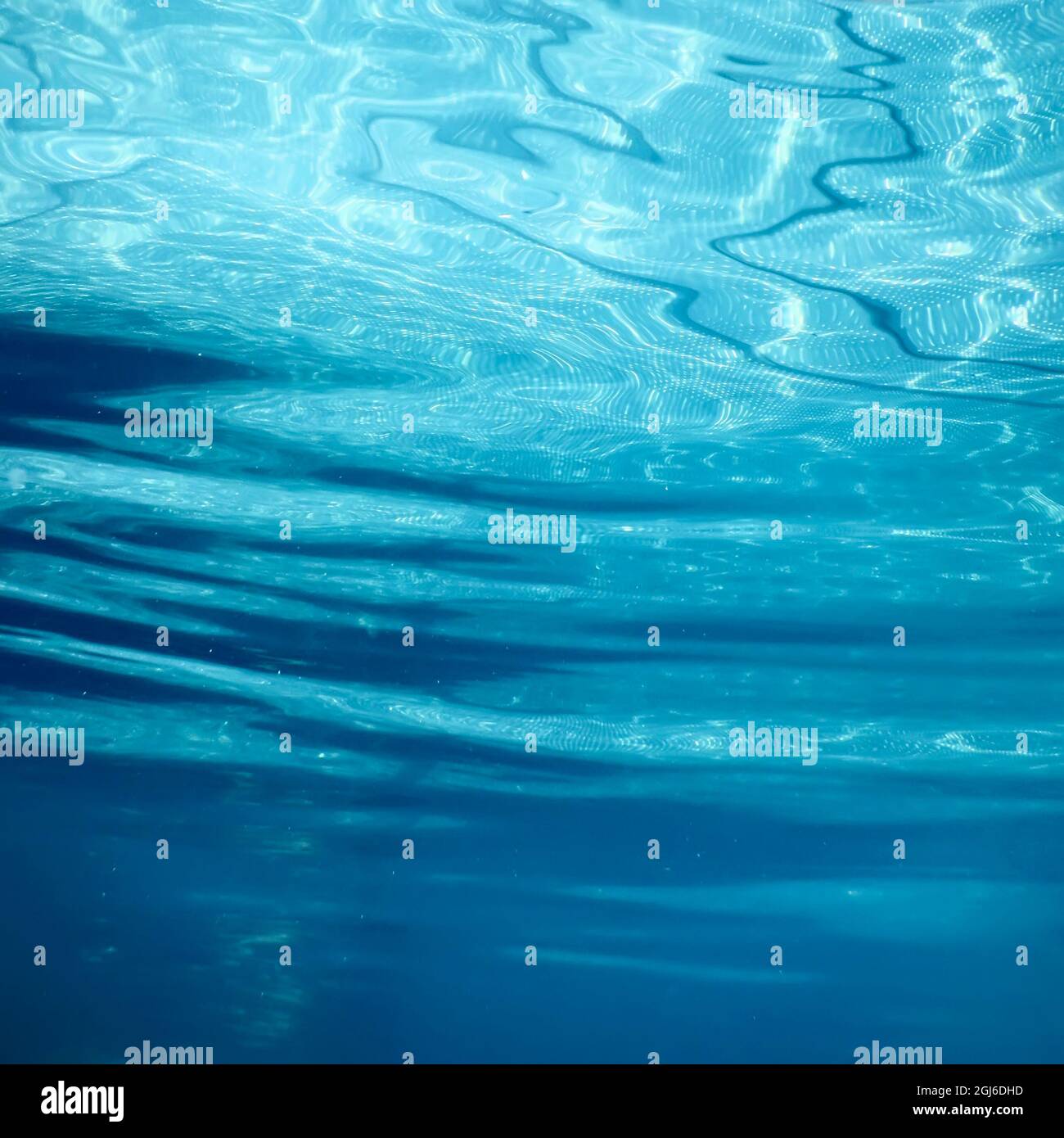 Blue Ripple Water Background, Water Surface Blue Swimming Pool Stock ...