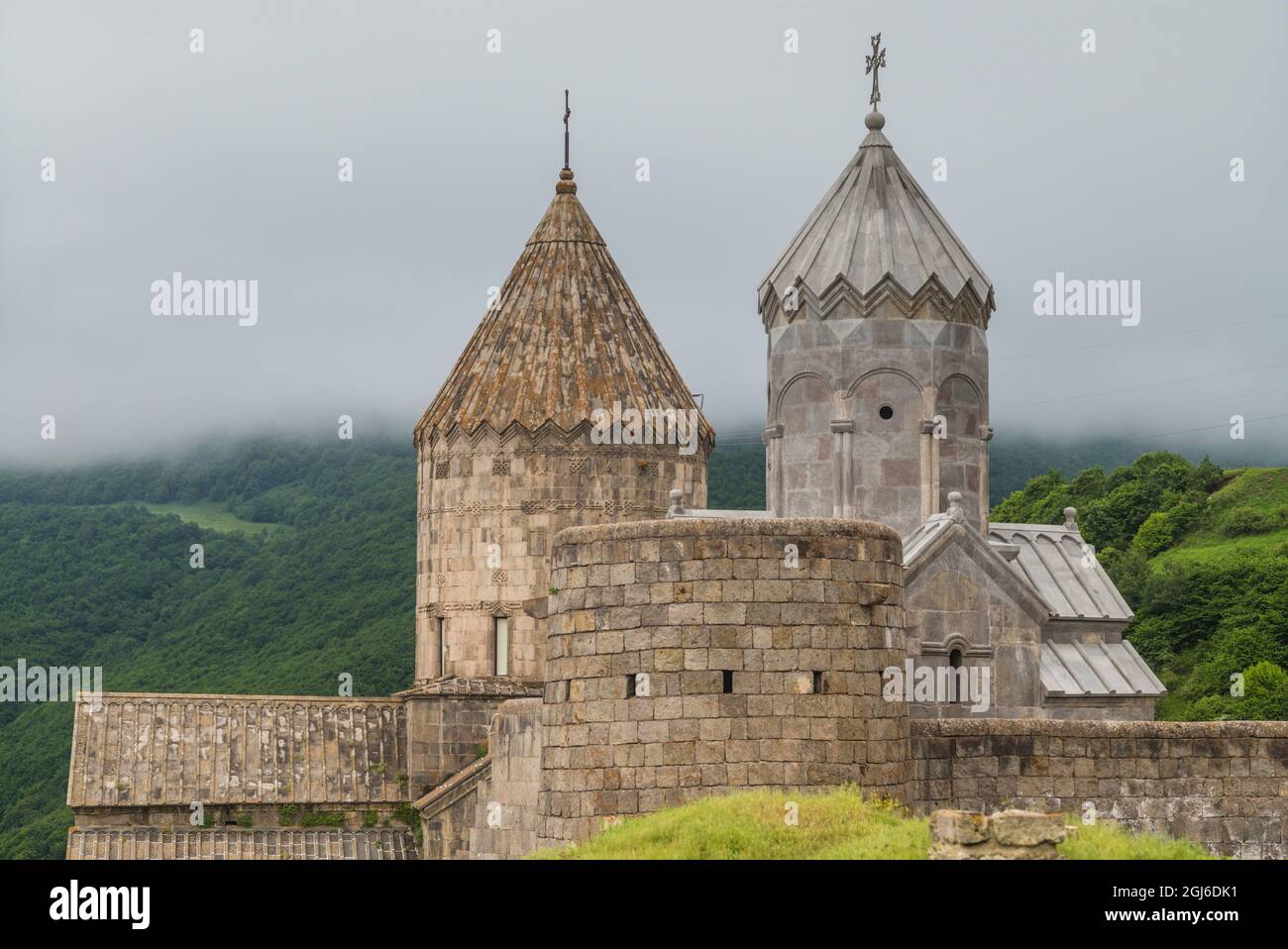 Armenia, Tatev. Tatev Monastery interior, 9th century Stock Photo - Alamy