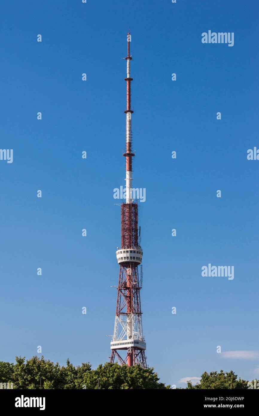 Armenia, Yerevan. State television tower Stock Photo - Alamy