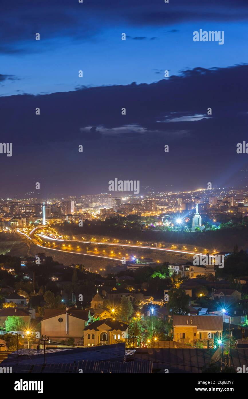 Armenia, Yerevan. City skyline from the east Stock Photo - Alamy
