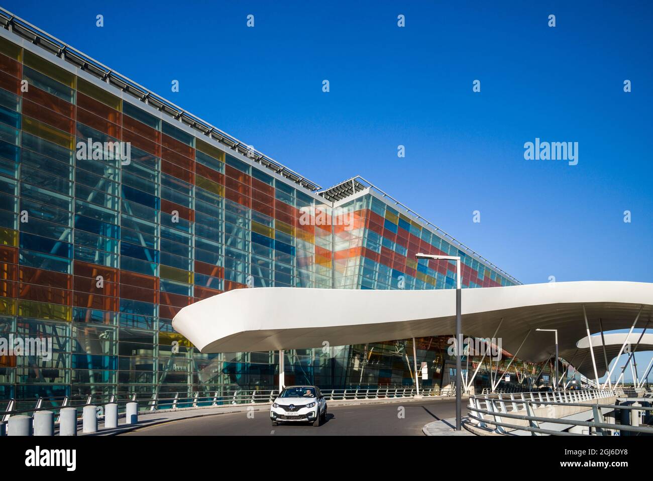 Armenia, Yerevan. Yerevan Zvartnots Airport (EVN) interior Stock Photo ...
