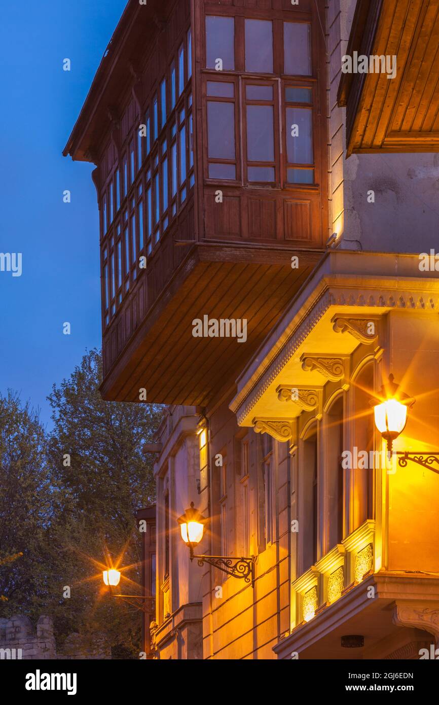 Azerbaijan, Baku. Old City's traditional architecture Stock Photo - Alamy
