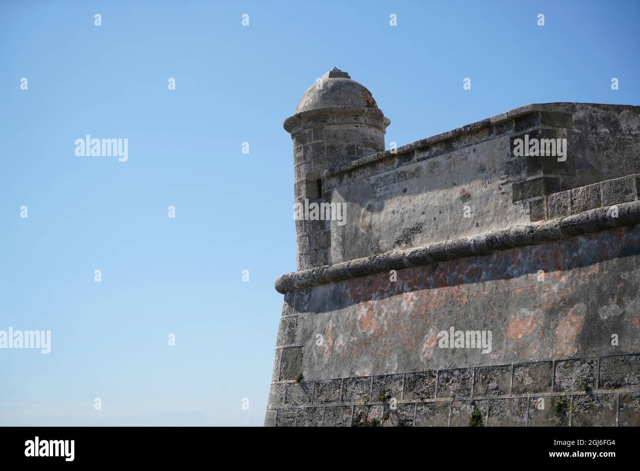 Havana, Cuba. The Castillo de la Real Fuerza is one of Latin America's ...