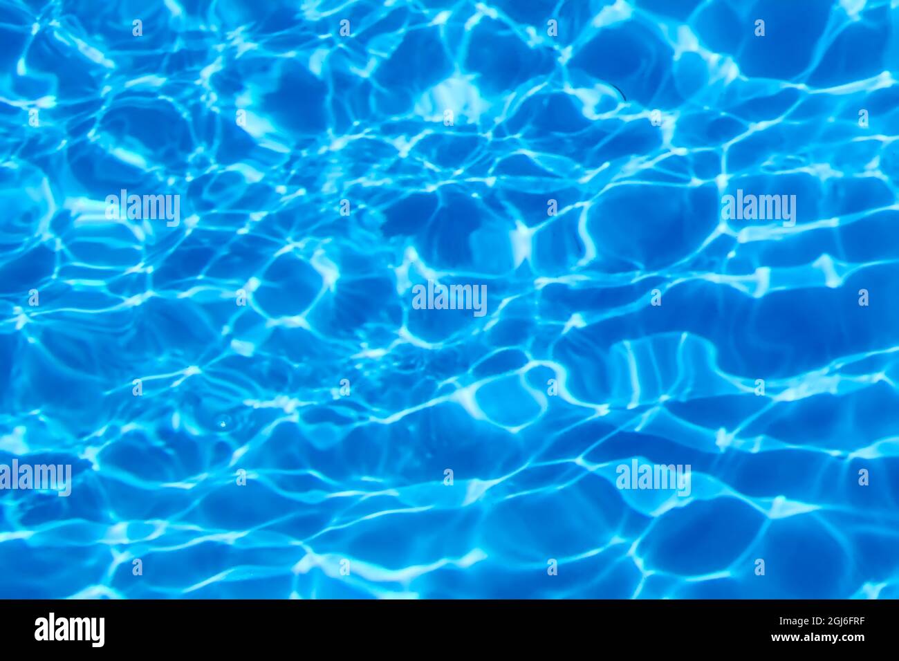 Blue Ripple Water Background, Water Surface Blue Swimming Pool Stock ...