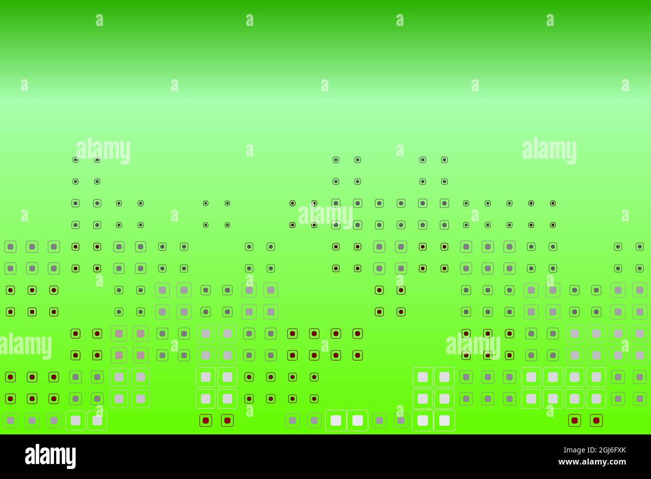 Green gradient background. Geometric shapes dots style. Colorful ...