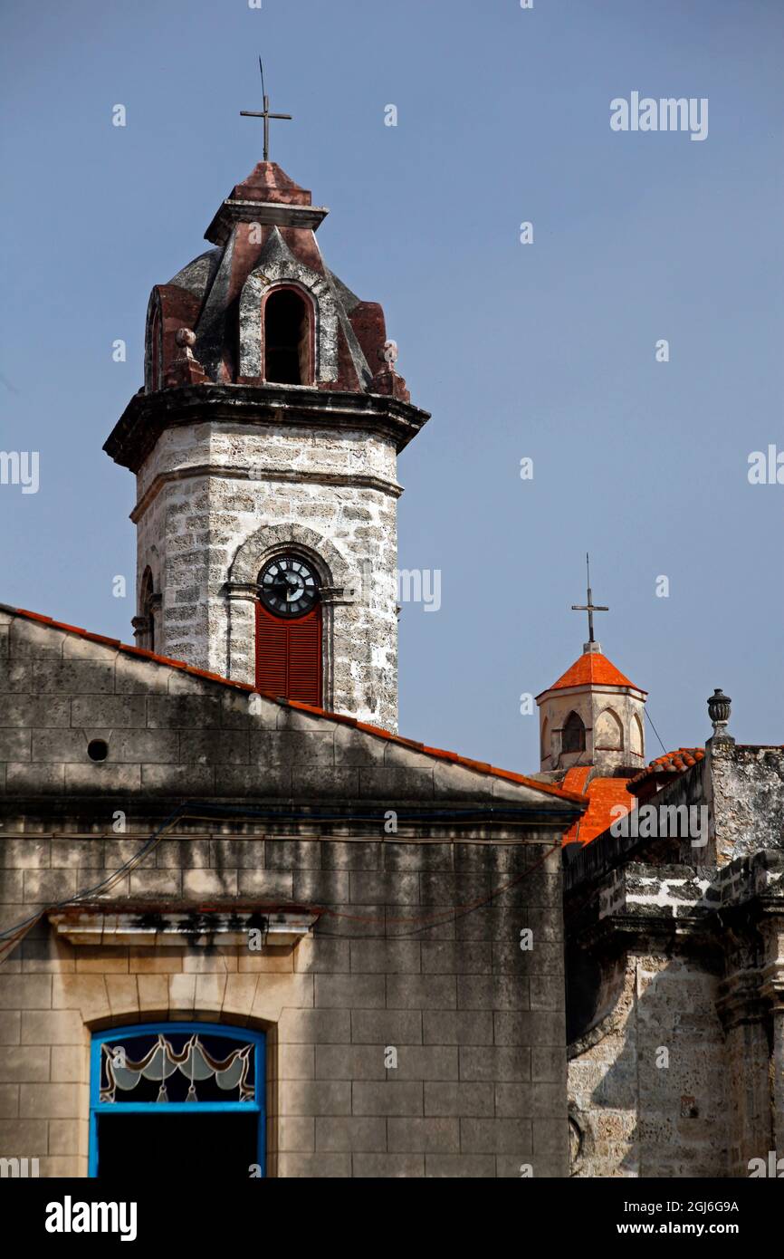 Cuba, Havana. Architecture of Havana Stock Photo - Alamy