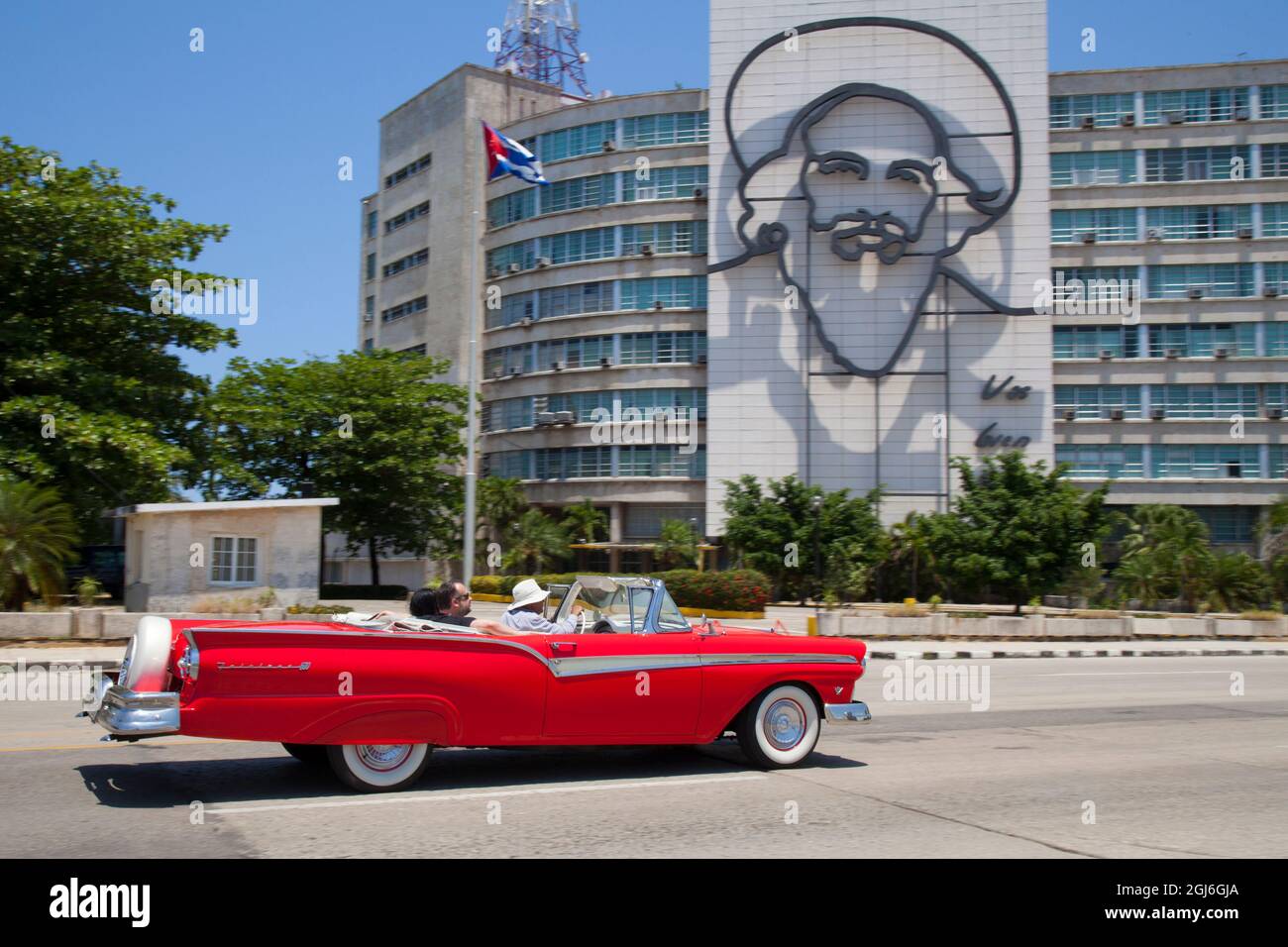 Ministry of interior building in plaza de la revolucion hi-res stock ...