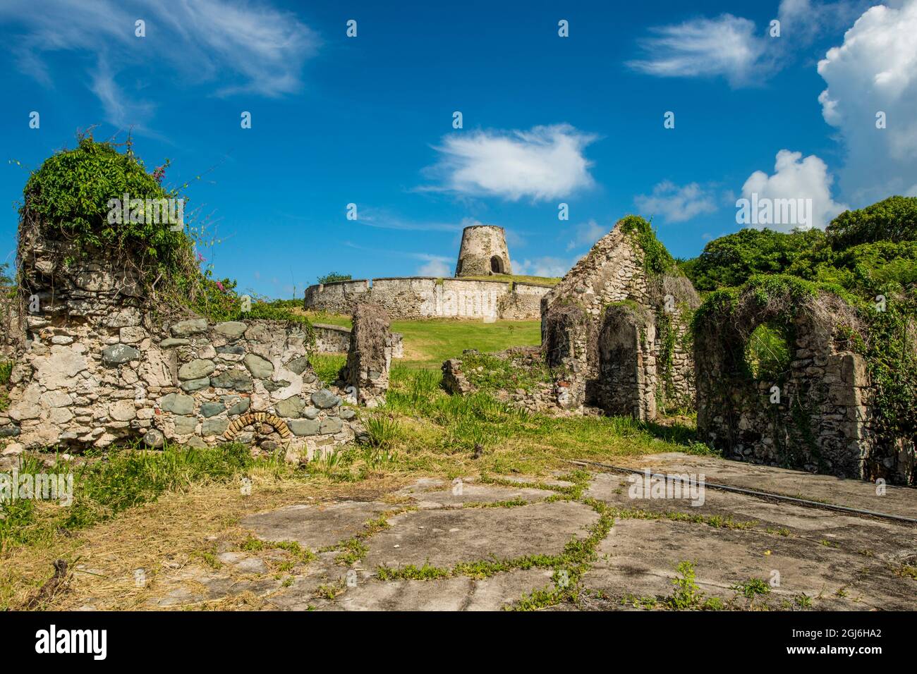 Ruins of Rust Op Twist Sugar Mill plantation, St. Croix, US Virgin ...