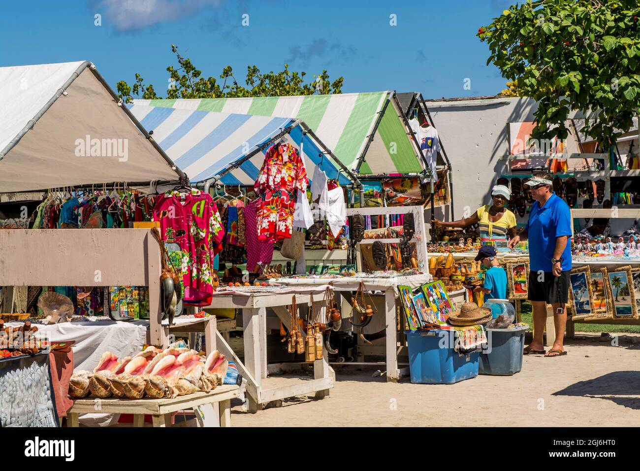 Souvenirs at Grand Turk Cruise Port, Grand Turk Island, Turks and ...