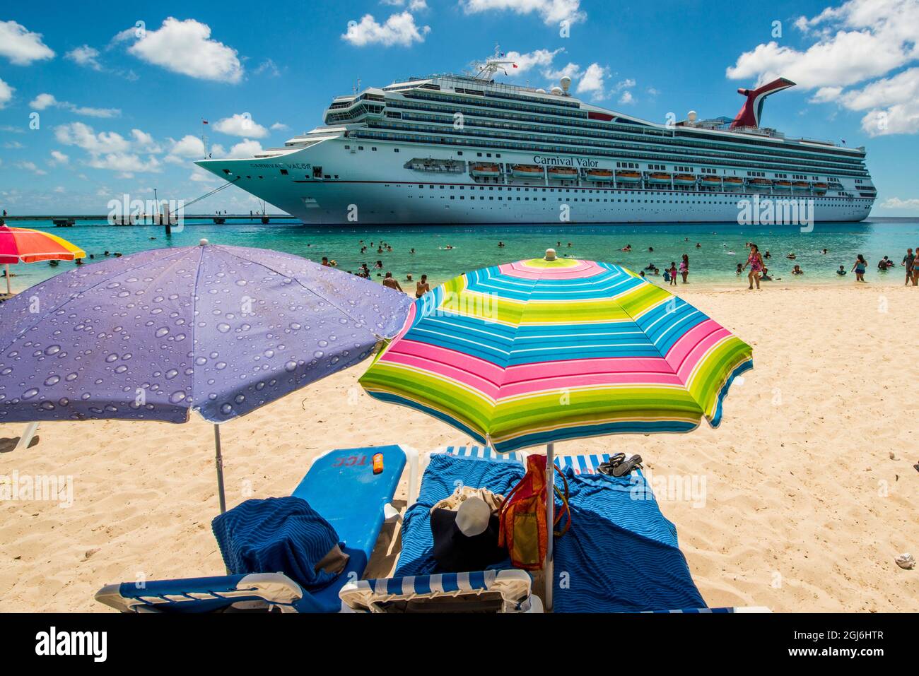 Cruise ship at Grand Turk Cruise Port, Grand Turk Island, Turks and ...