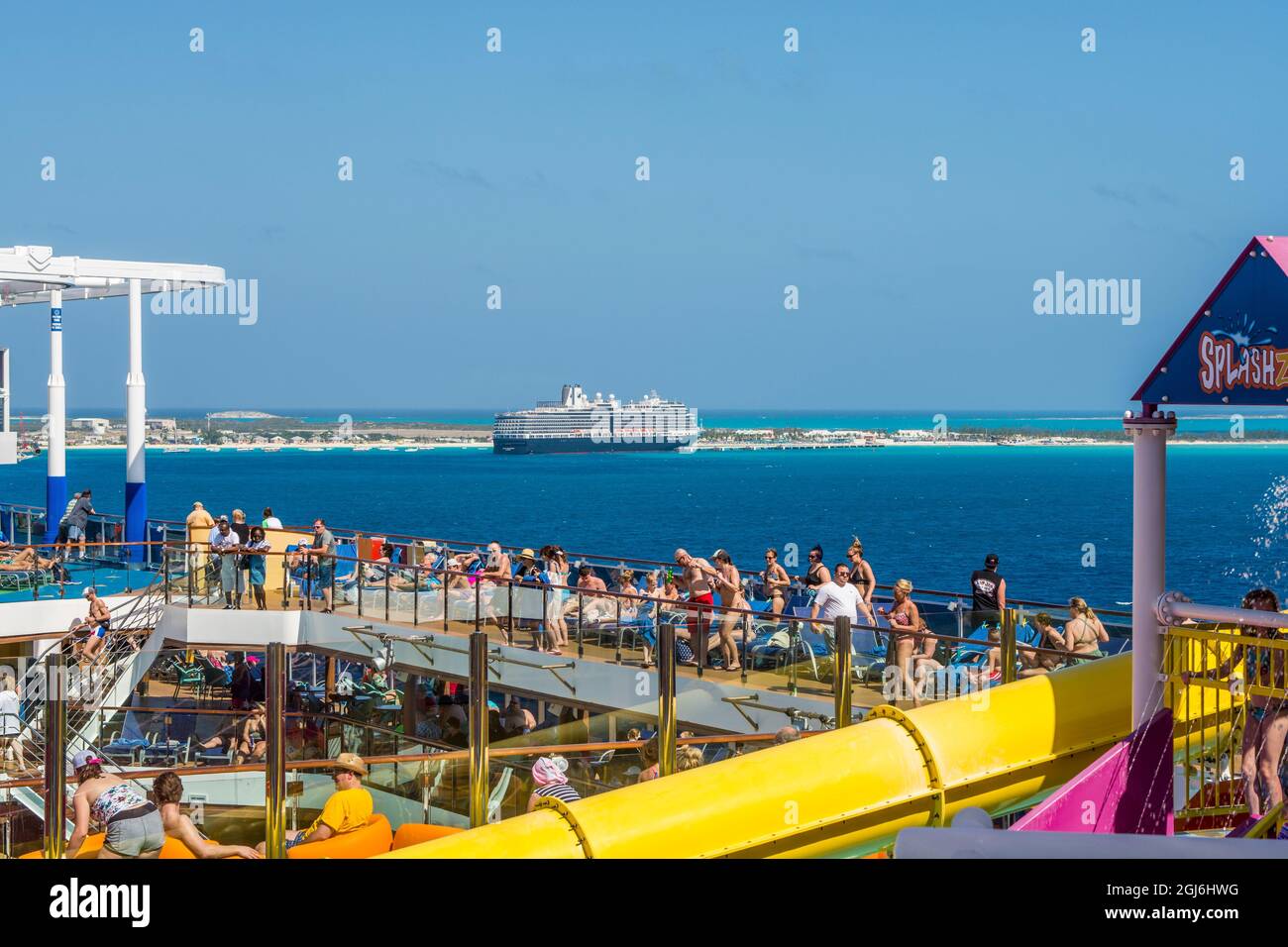 Cruise ship, Grand Turk Cruise Port, Grand Turk Island, Turks and ...