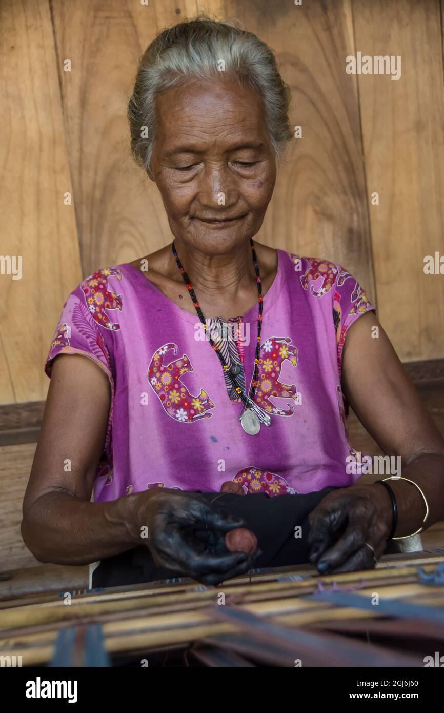 Traditional ikat textile hi-res stock photography and images - Alamy