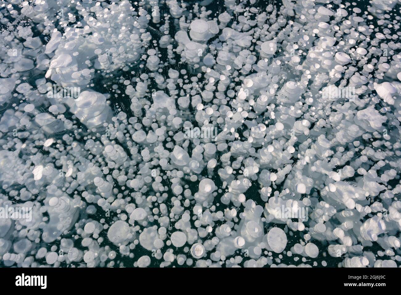 Methane trapped under ice hi-res stock photography and images - Alamy
