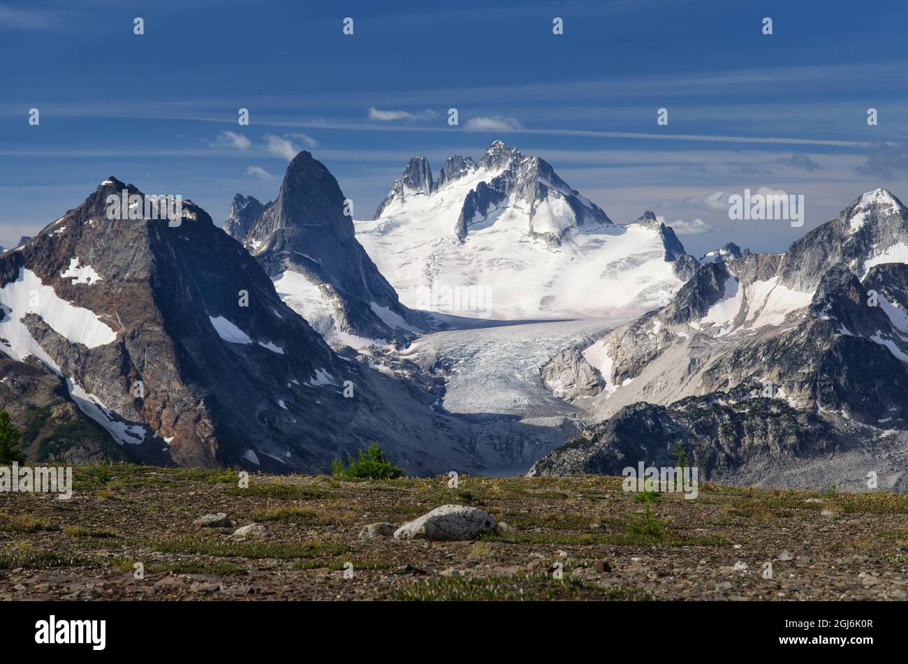 Howser Towers, Vowell Glacier. Bugaboo Provincial Park Purcell ...