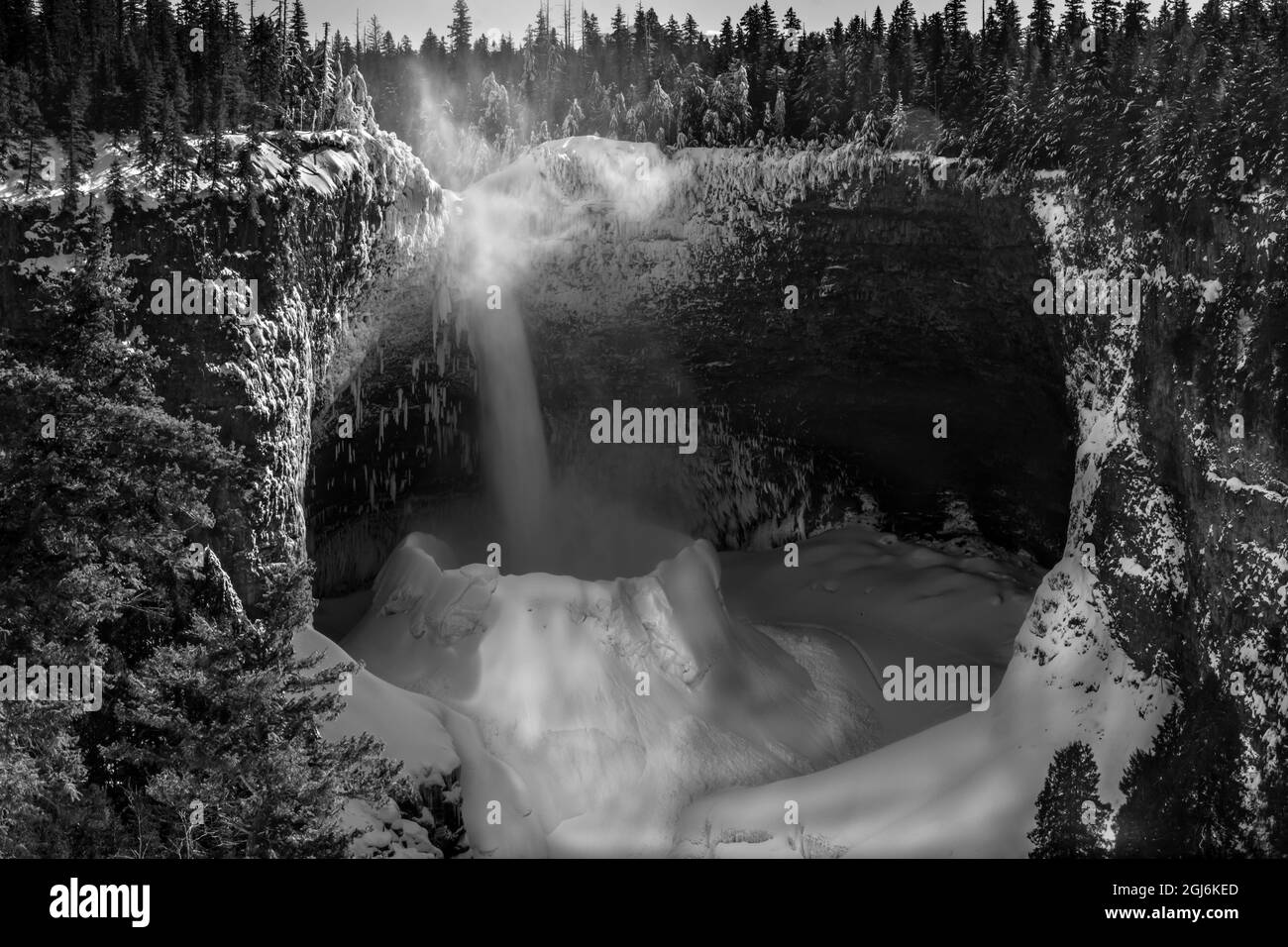 Lava river cave Black and White Stock Photos & Images - Alamy