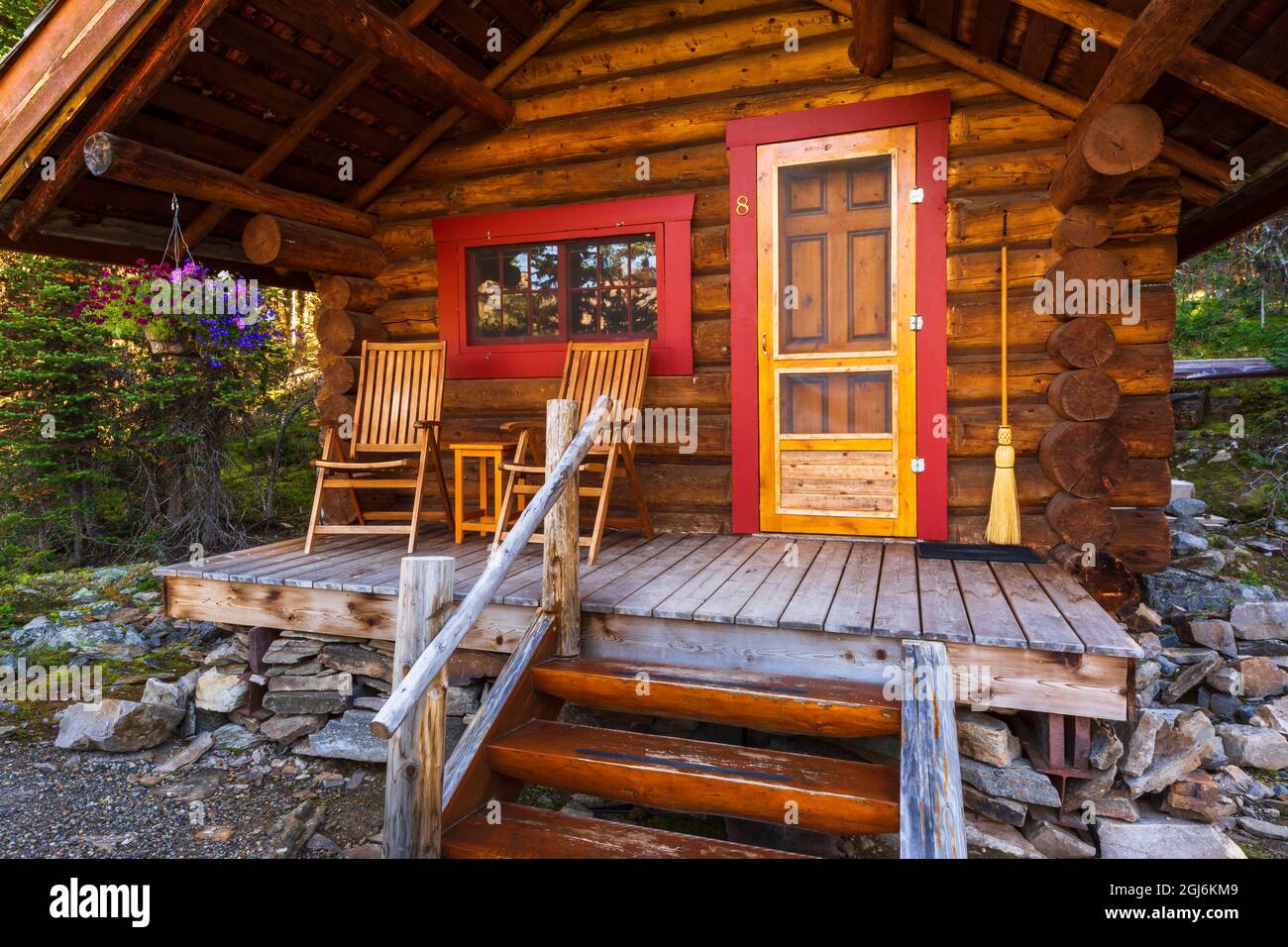 Cabin at Lake O'hara, Yoho National Park, British Columbia, Canada ...