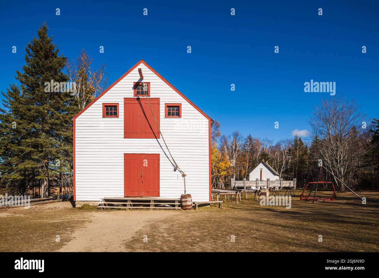 Acadian barn hi-res stock photography and images - Alamy