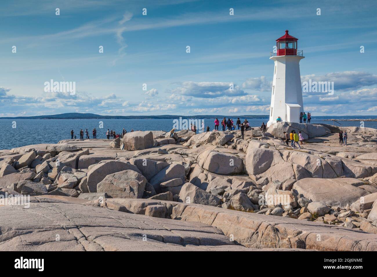 Canada, Nova Scotia, Peggy's Cove. Fishing village and Peggys Point ...