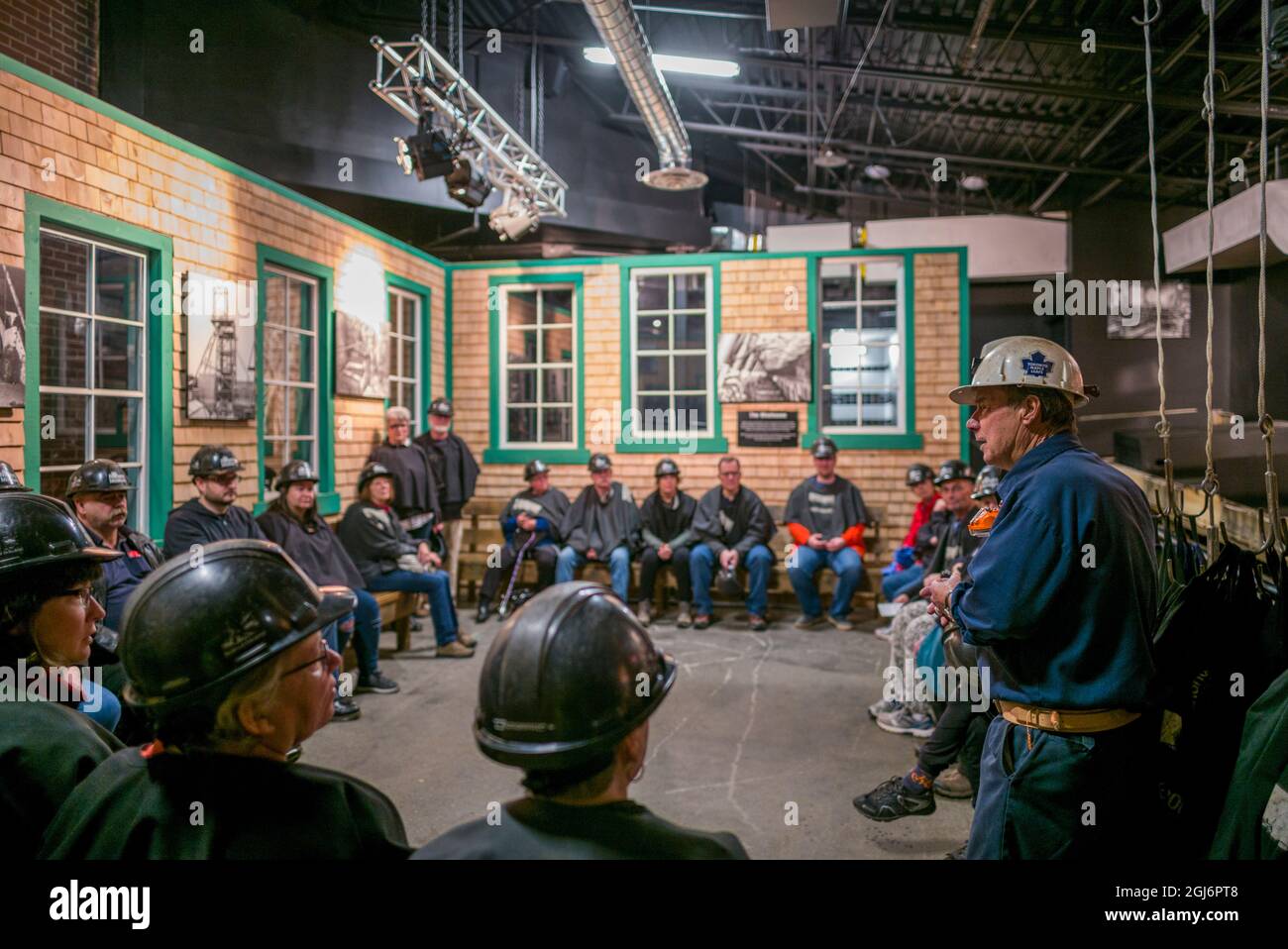 Canada, Nova Scotia, Glace Bay, Cape Breton Miners Museum, coal mining ...