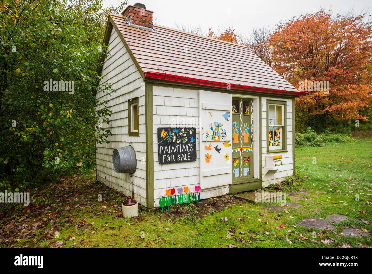 Canada, Nova Scotia, Digby, Maud Lewis House Replica built by Murray ...