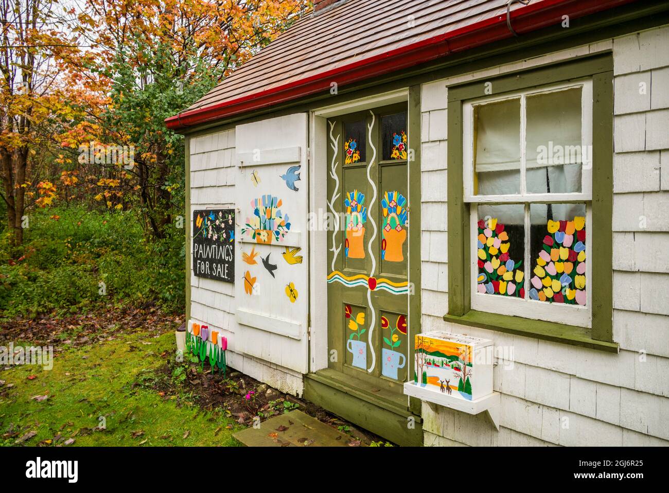 Canada, Nova Scotia, Digby, Maud Lewis House Replica built by Murray ...
