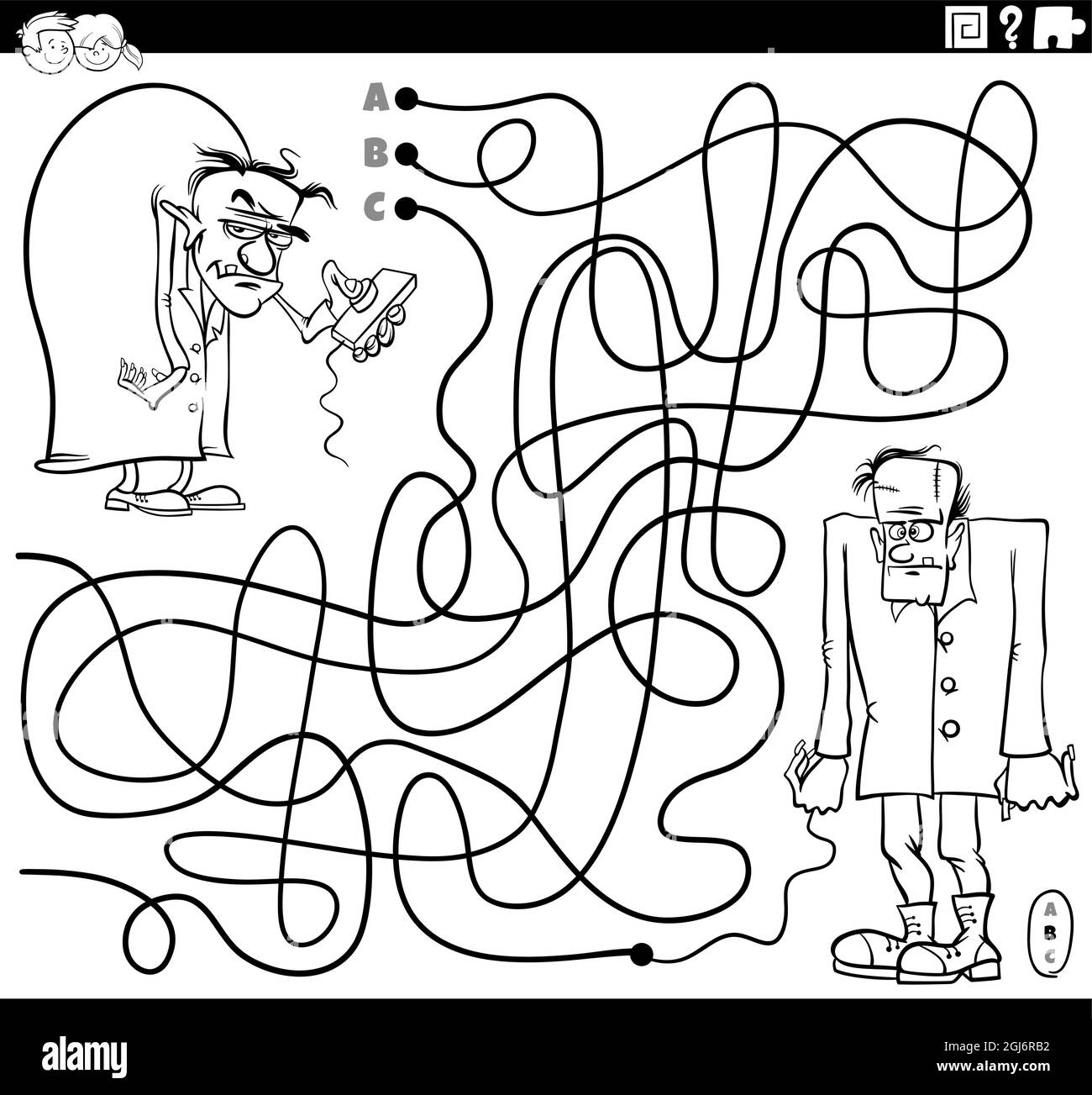 Evil Scientist Drawing